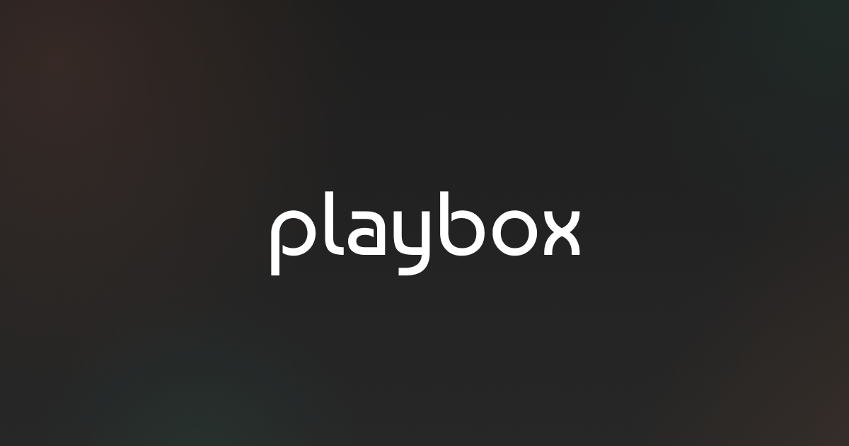Playbox サポートセンター